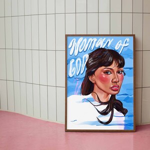 Woman of God Printable Wall Art Christian Digital Print Bible Scripture ...