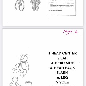 Simplicity Easy Memory Bear Pdf A2115 Rare Pattern UPDATED EASIER ...
