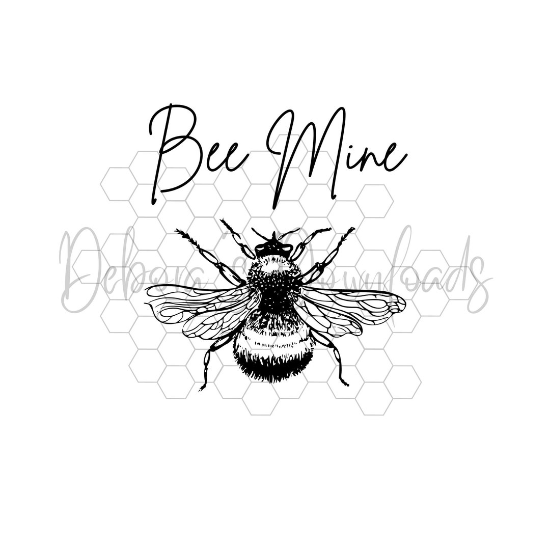 Bee Mine, Bumble Bee Design, Valentine's Day Shirt Decal, Sublimation ...