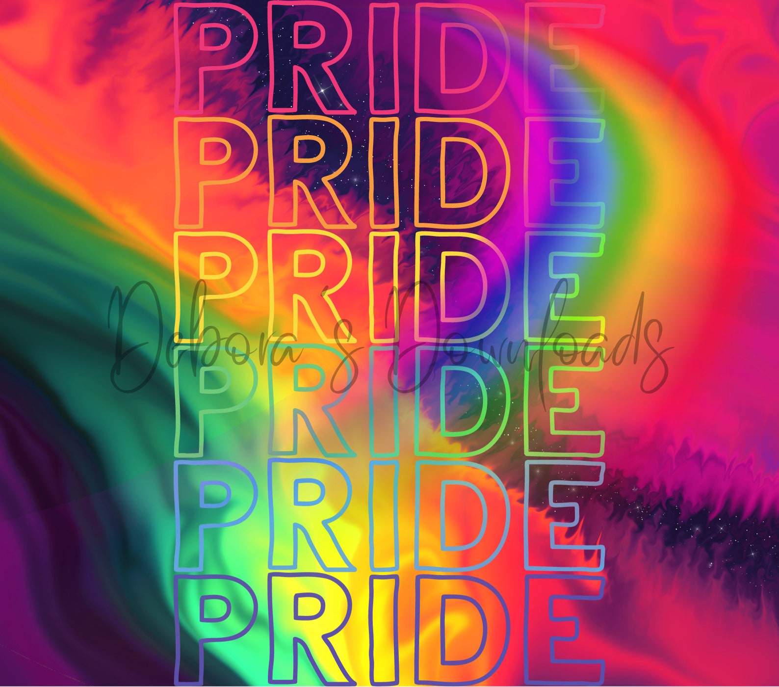 Pride Tumbler Design, Rainbow Aesthetic, 20oz Skinny Tumbler Wrap ...