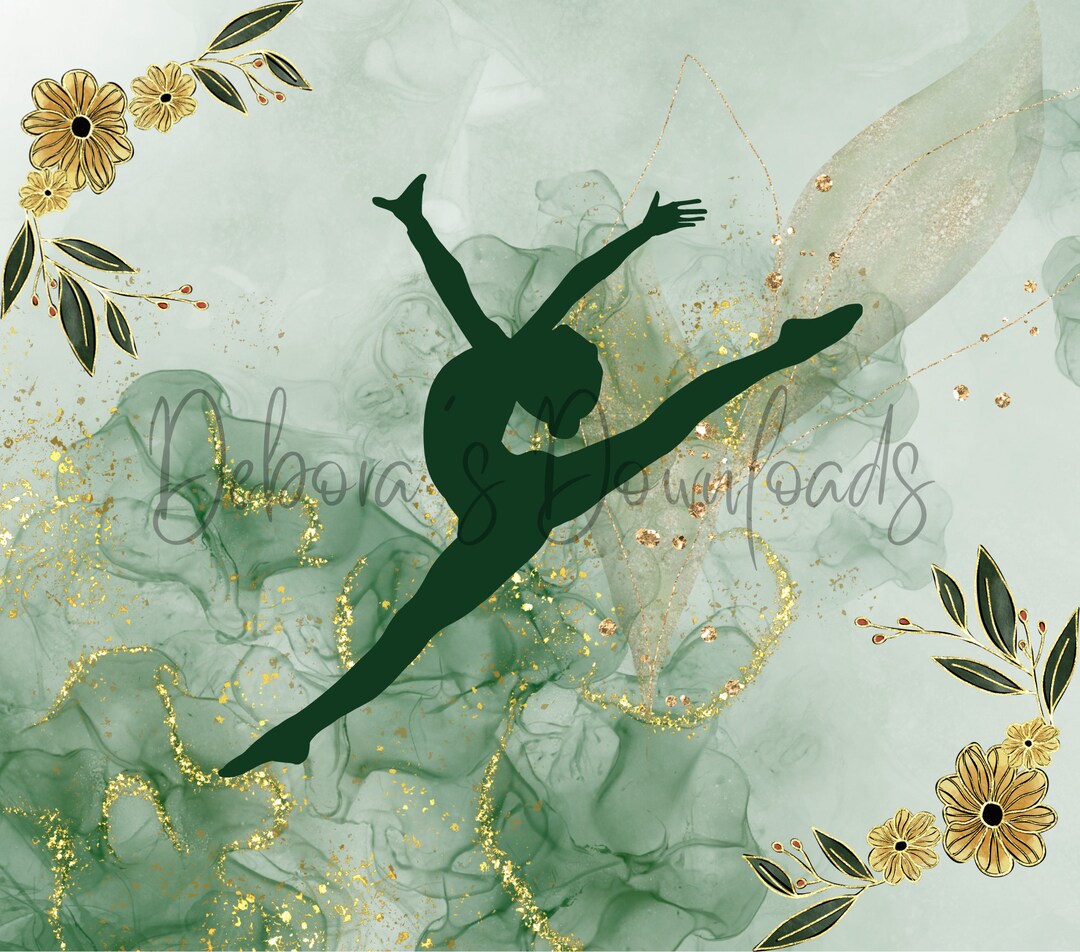Just Dance, Girl Woman, Ballet, Dancer Decal, Glitter, 20oz Skinny ...