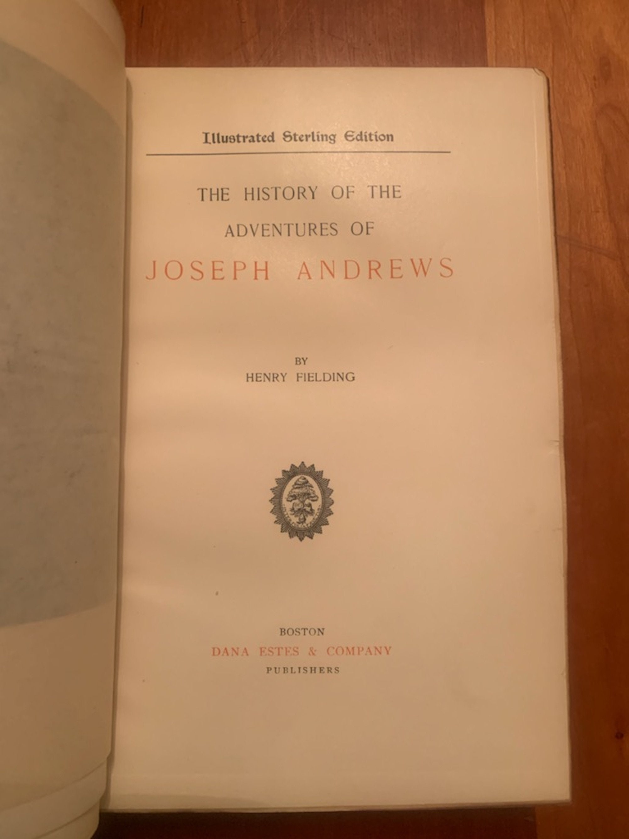 The History of the Adventures of Joseph Andrews by Henry Fielding ...