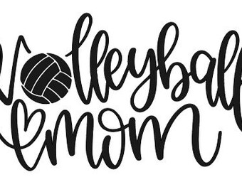 Volleyball Mom Window Decal - Etsy