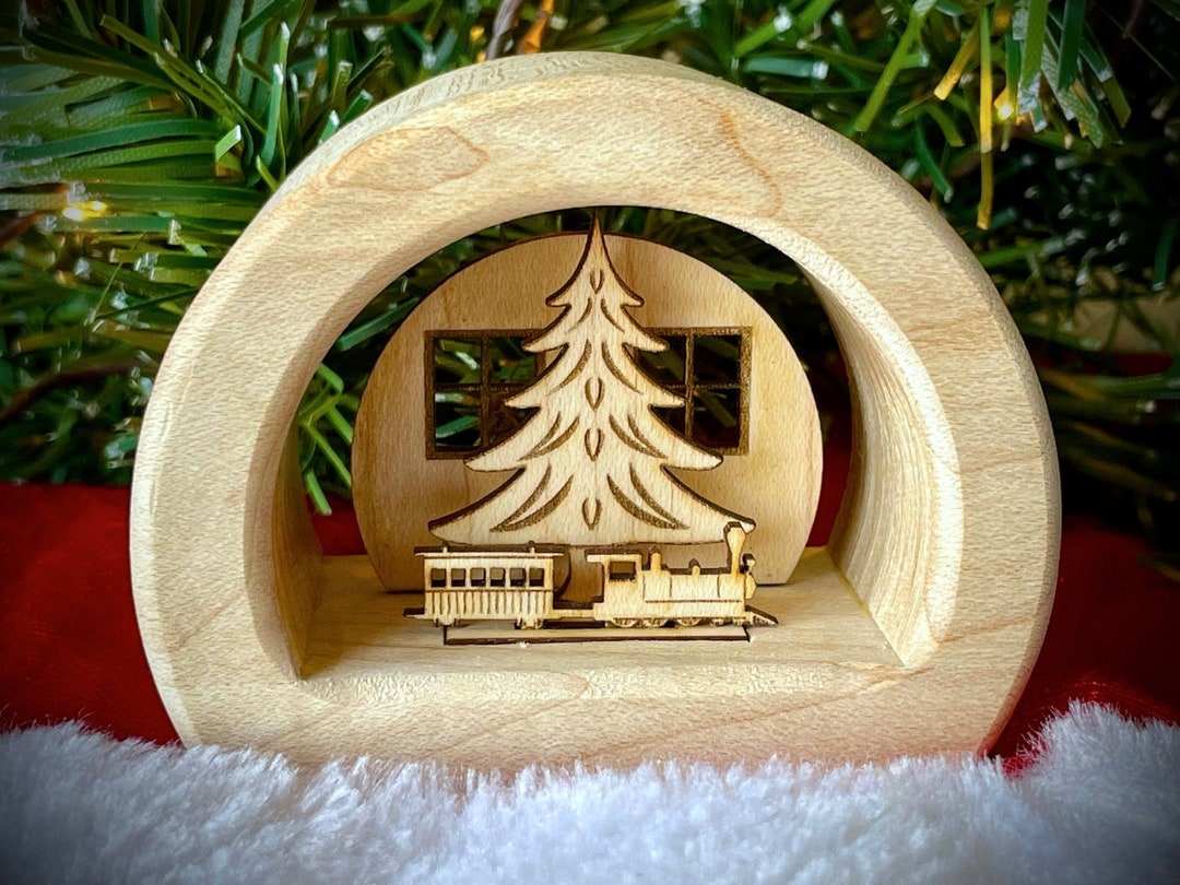 Christmas Train Scene Setter - Etsy