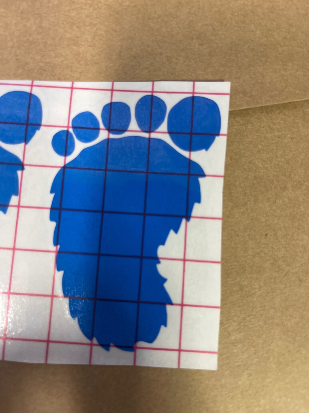 Sasquatch Tracks Decal/yeti/bigfoot - Etsy