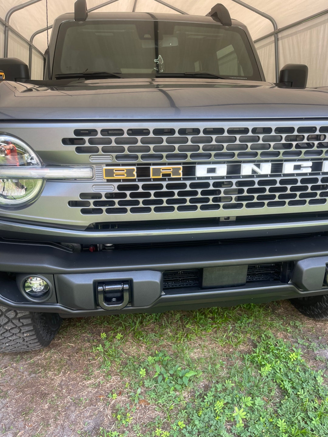 Bronco Full Size Vinyl Grill Overlay - Etsy