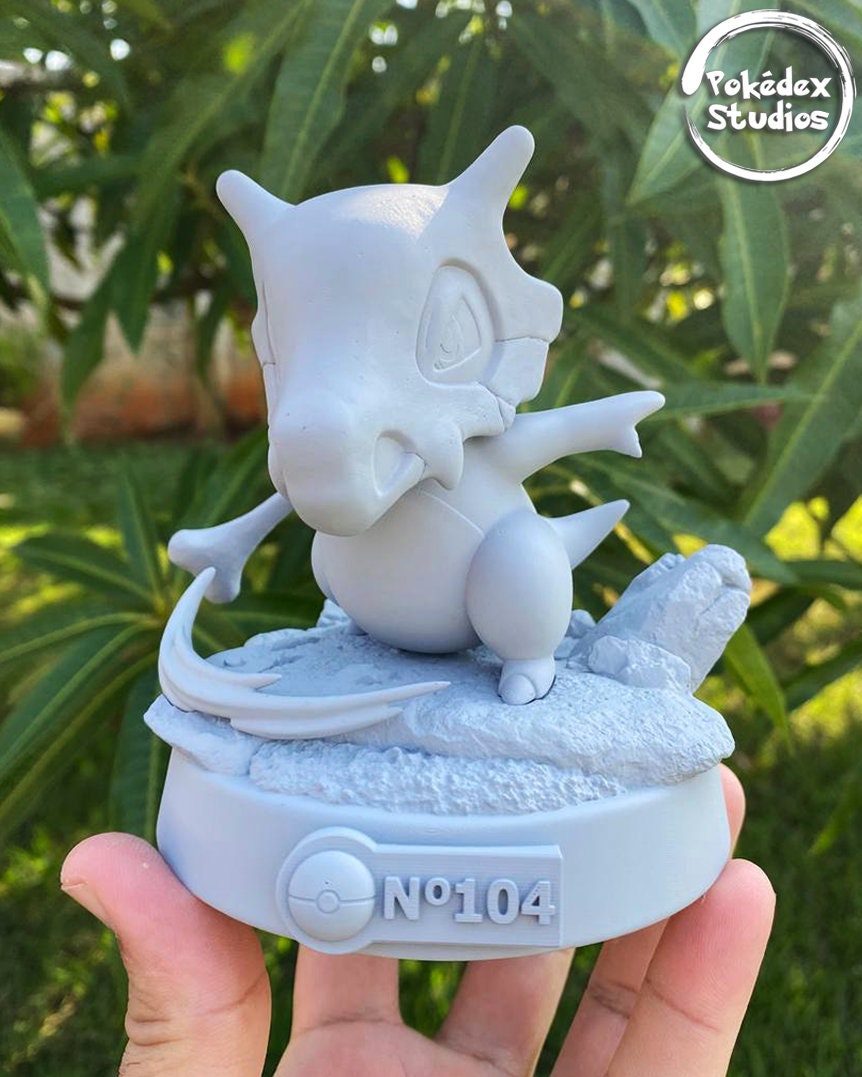 Cubone STL Pokedex Studios Pokemon STL digital File Fan Art - Etsy
