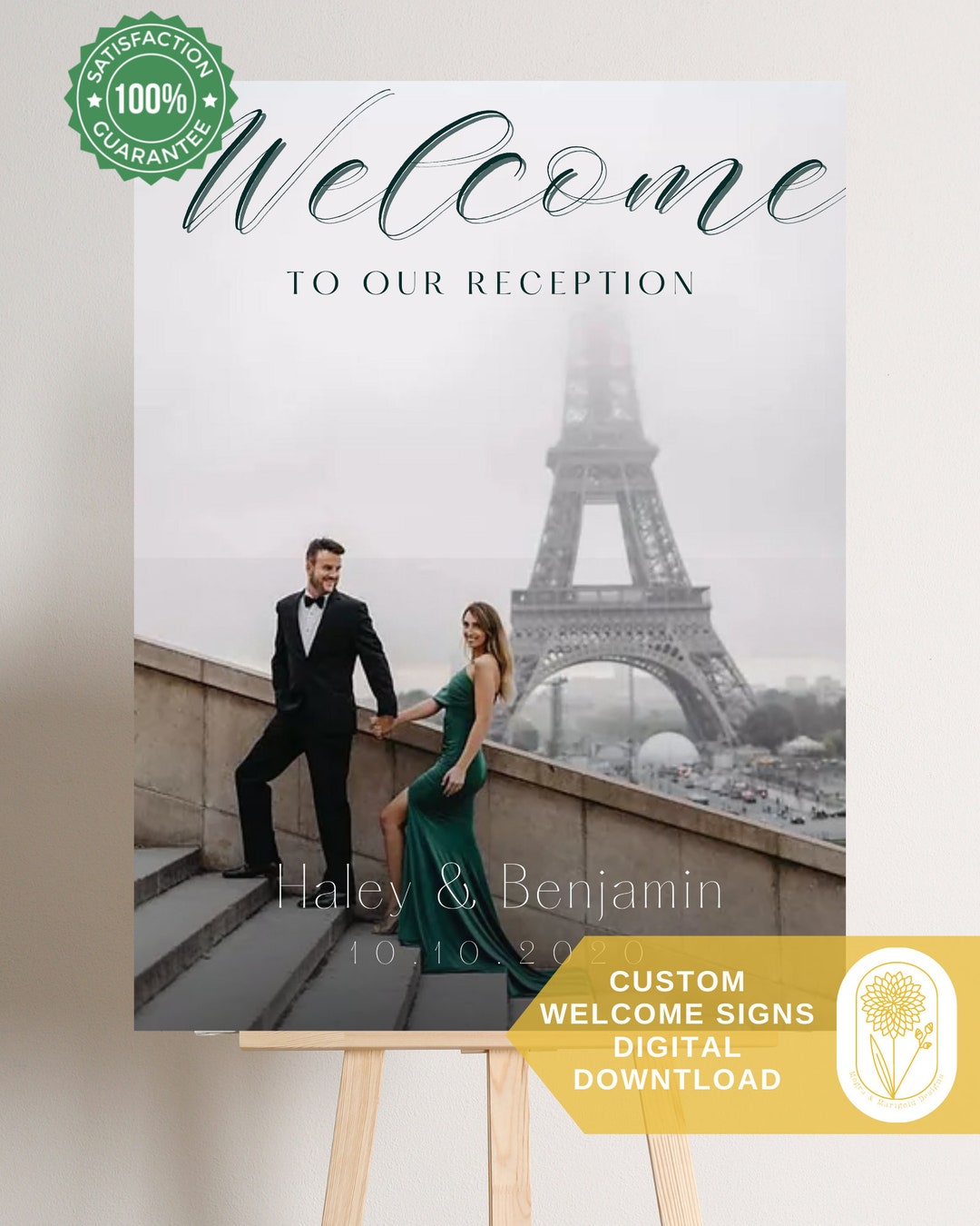 Custom Photo Reception Welcome Signs, Indian Wedding Signs, Welcome to ...