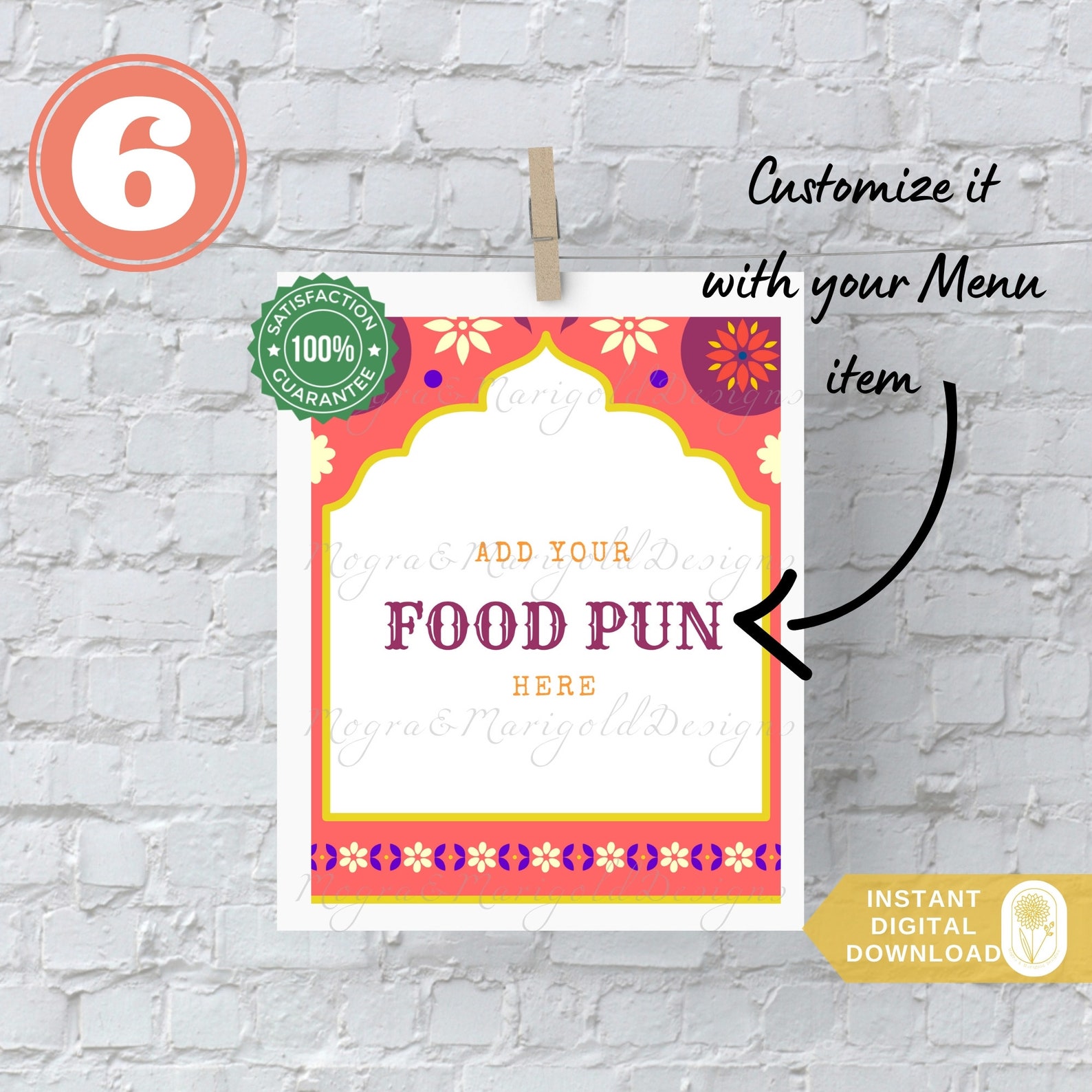 Indian Wedding Food Sign- Wedding Food Signage- Indian Street Food Sign ...