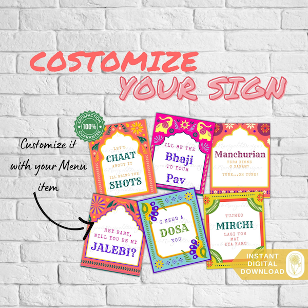 Wedding Food Signs - Etsy