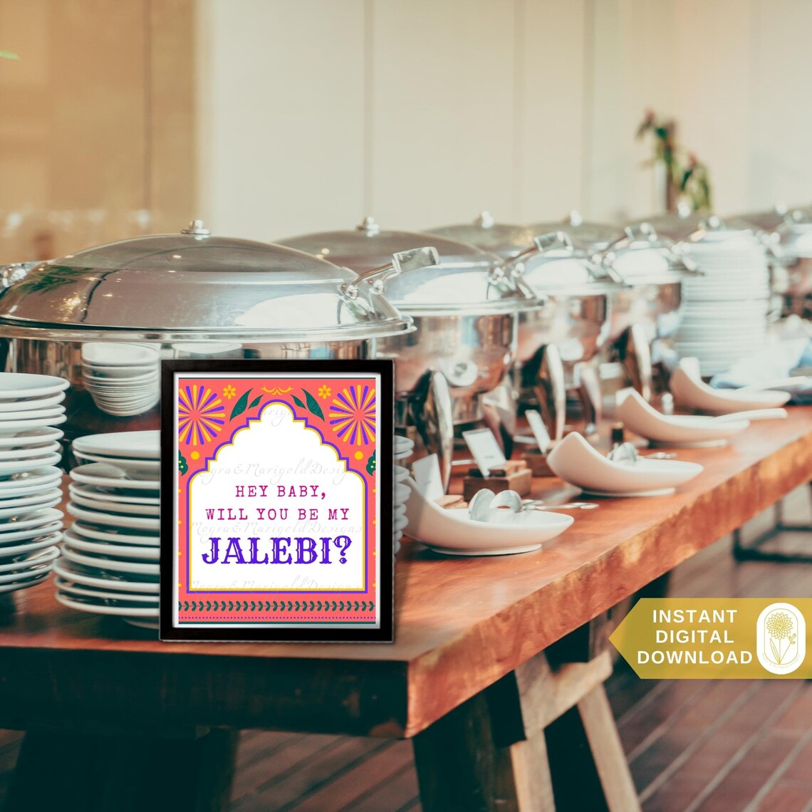 Indian Wedding Food Sign- Wedding Food Signage- Indian Street Food Sign ...