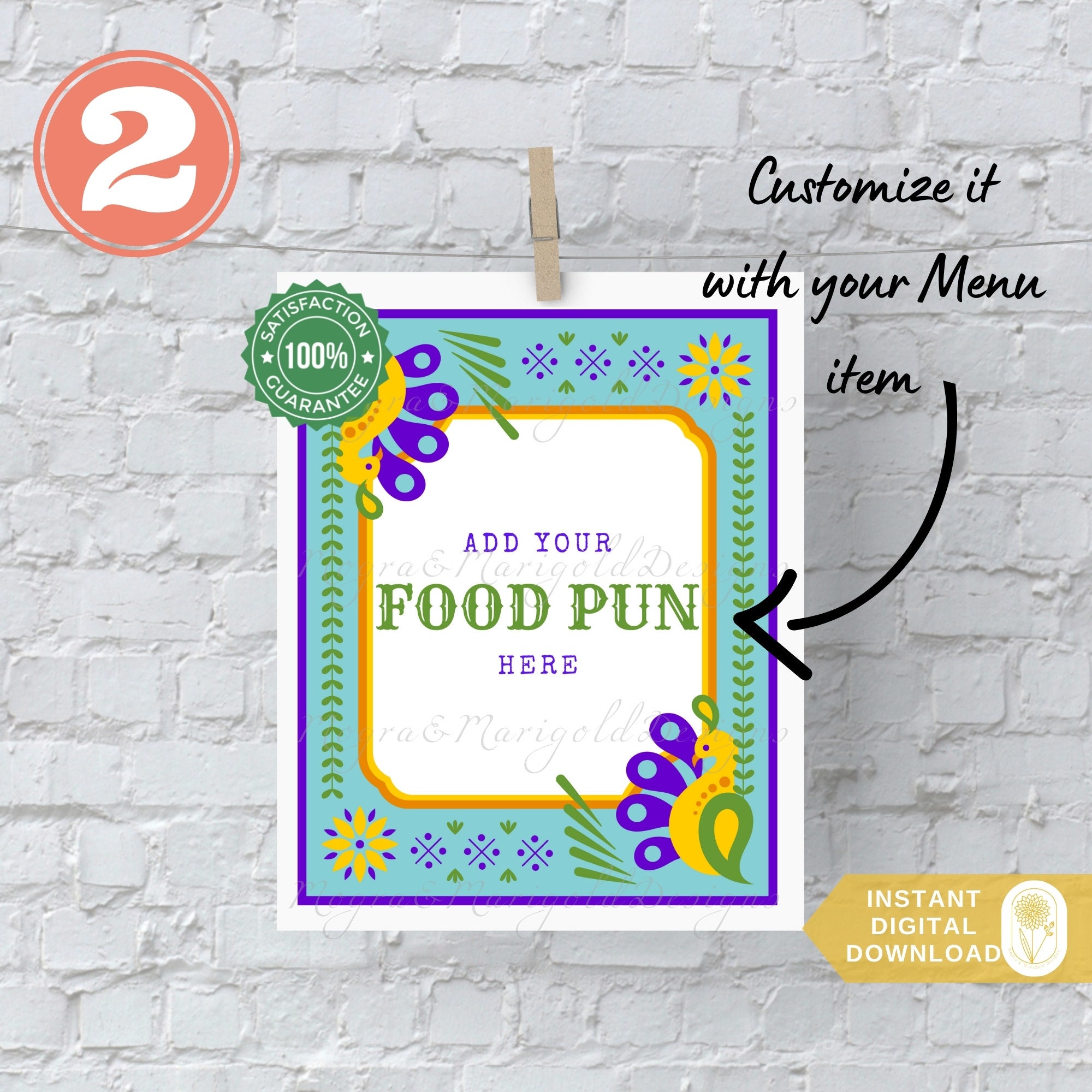 Indian Wedding Food Sign- Wedding Food Signage- Indian Street Food Sign ...