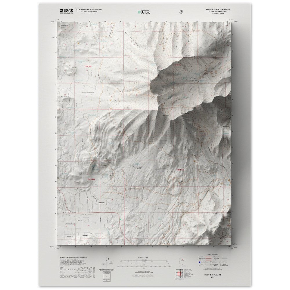Humphreys Peak Arizona Map Hiking Humphreys Peak In Flagstaff Arizona