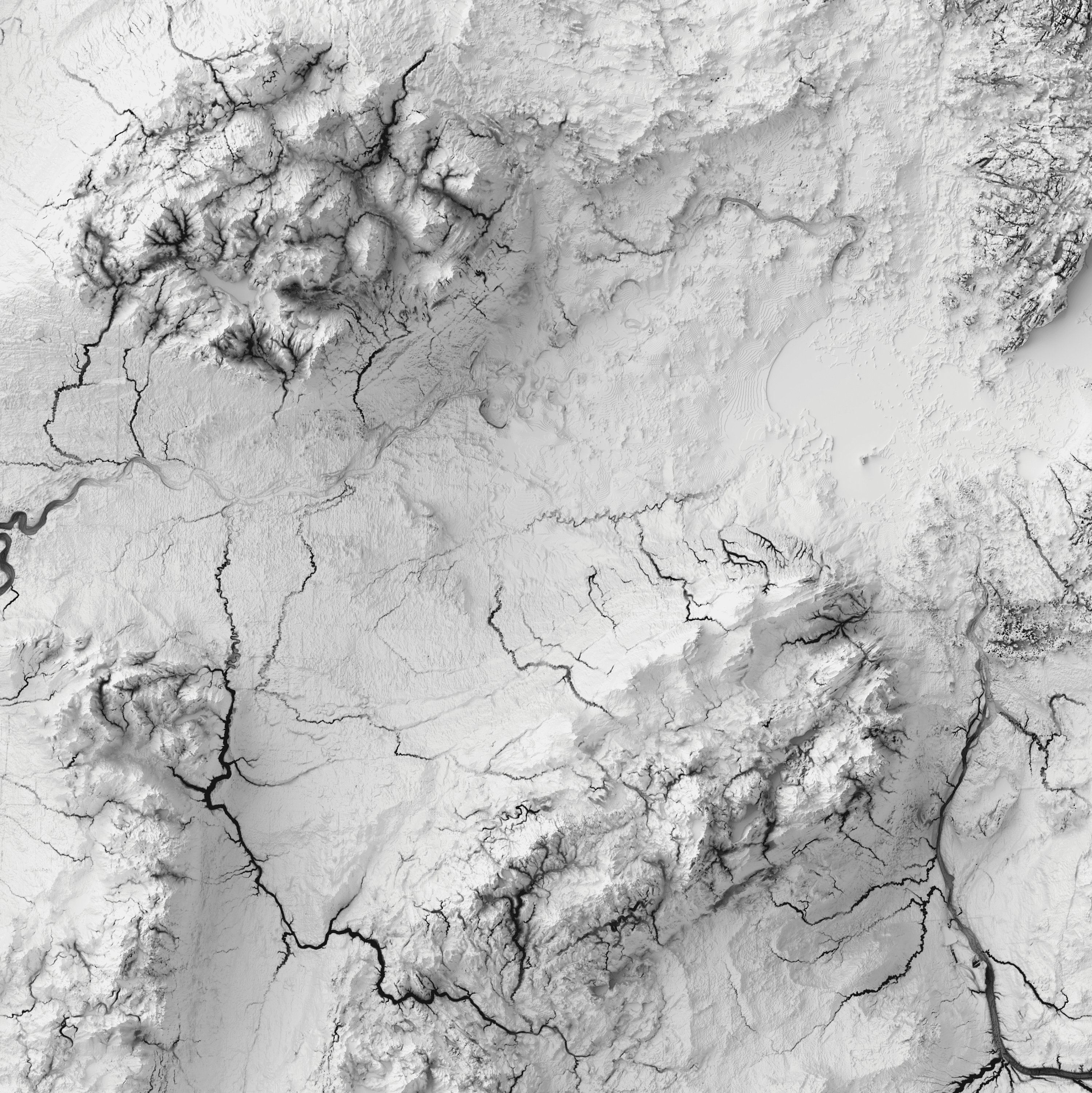 Province of Alberta Elevation Map Wall Art Print Topographic - Etsy