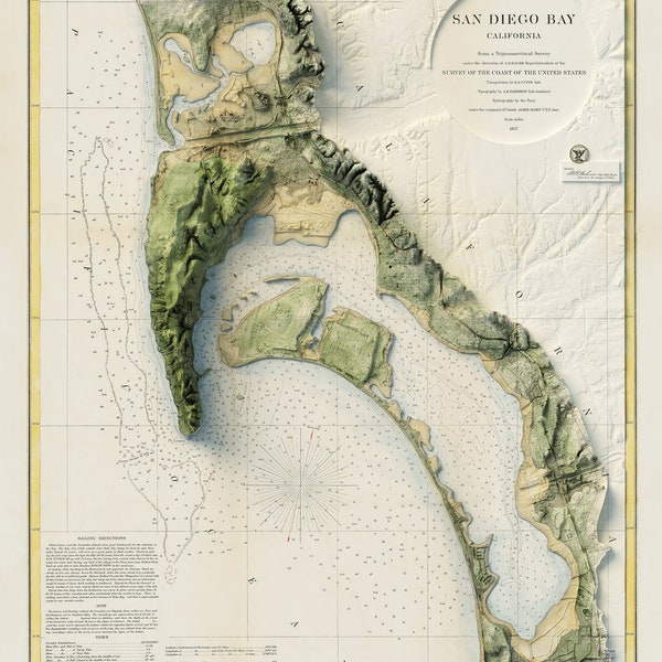 3d Map San Diego - Etsy