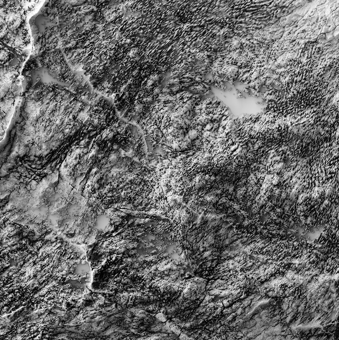 Province of Ontario Elevation Map - Wall Topographic Print, Cartography ...