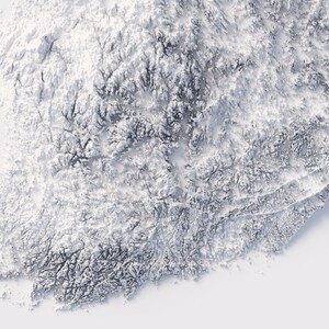 Finland Elevation Map - Minimalist Topographical Relief Art, Custom ...