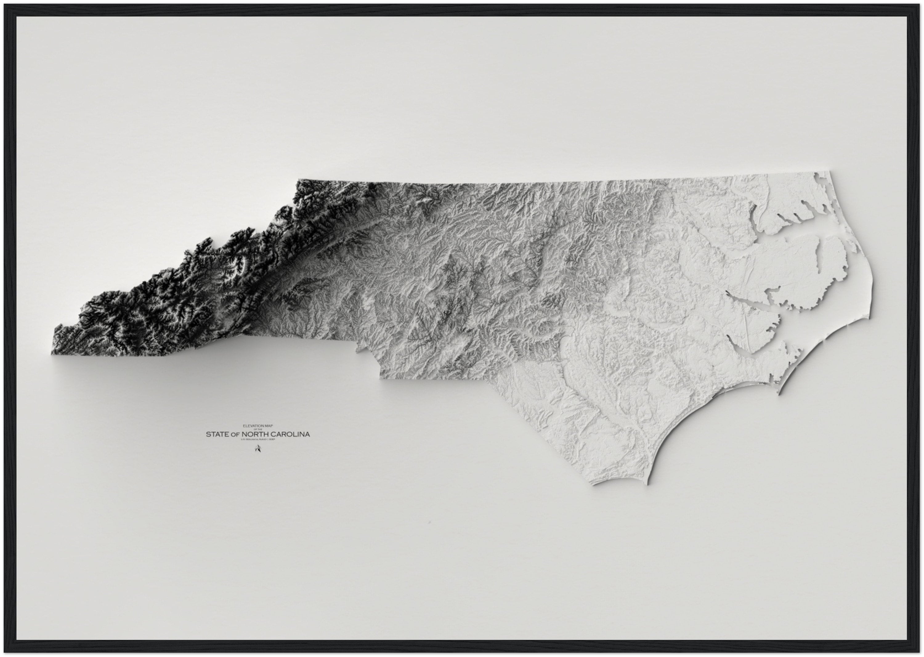 Historical Topographic Map North Carolina