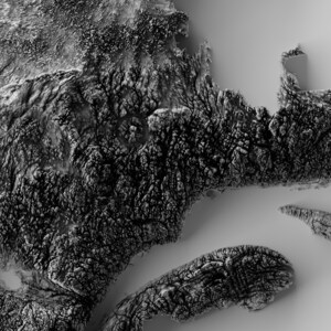 Province of Quebec Elevation Map Wall Art Print Topographic - Etsy