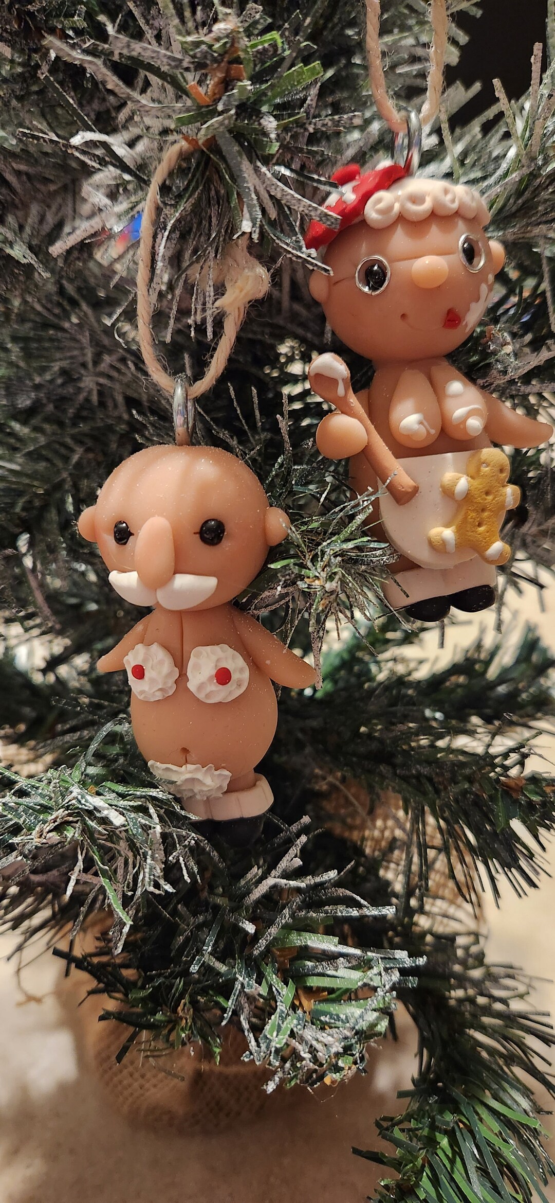 CHRISTMAS ORNAMENTS, Dirty Santa Christmas Tree , the Bakery Santa ...