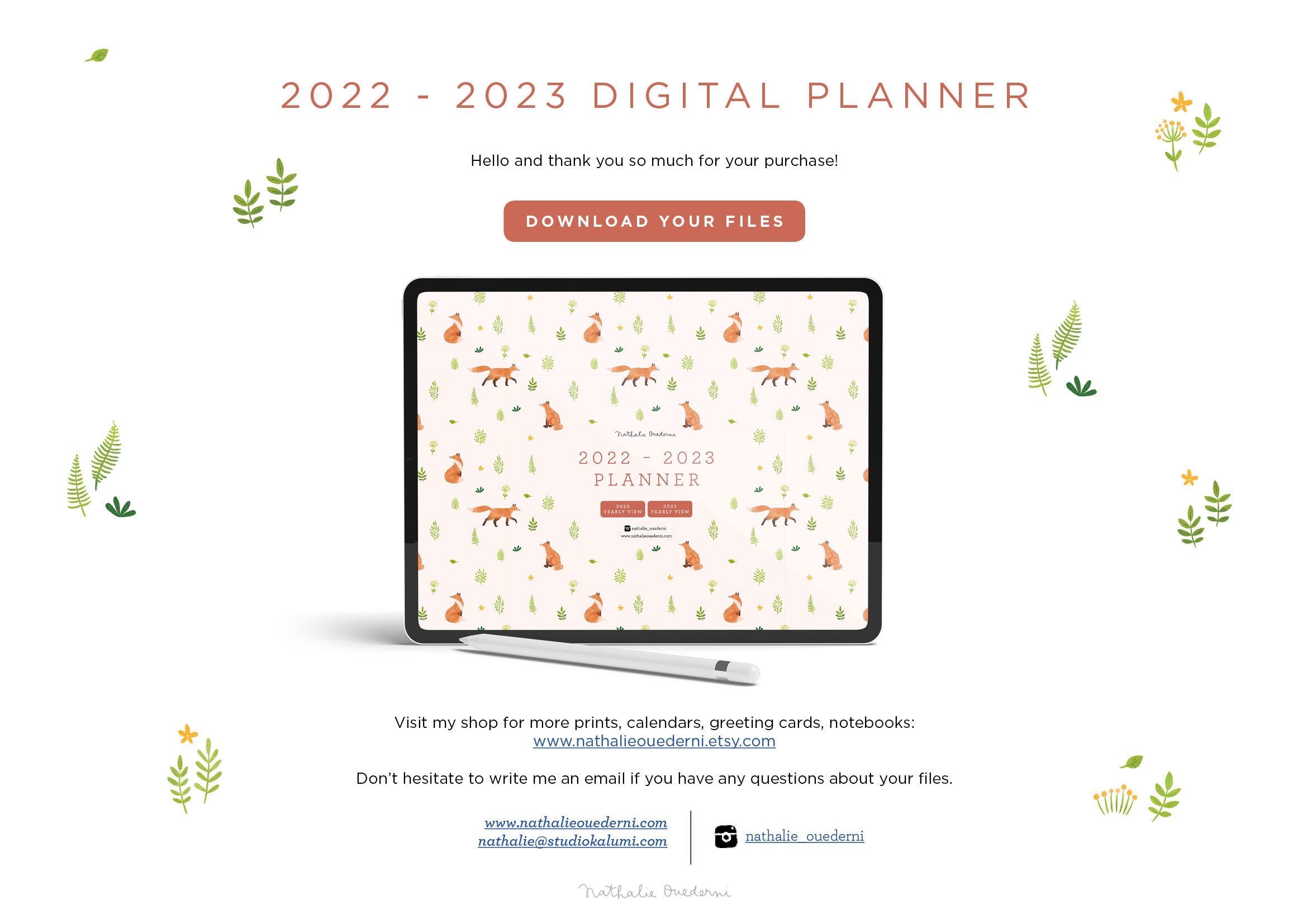 2022 2023 Digital Planner, Digital Planner for Goodnotes, 2023 Digital ...