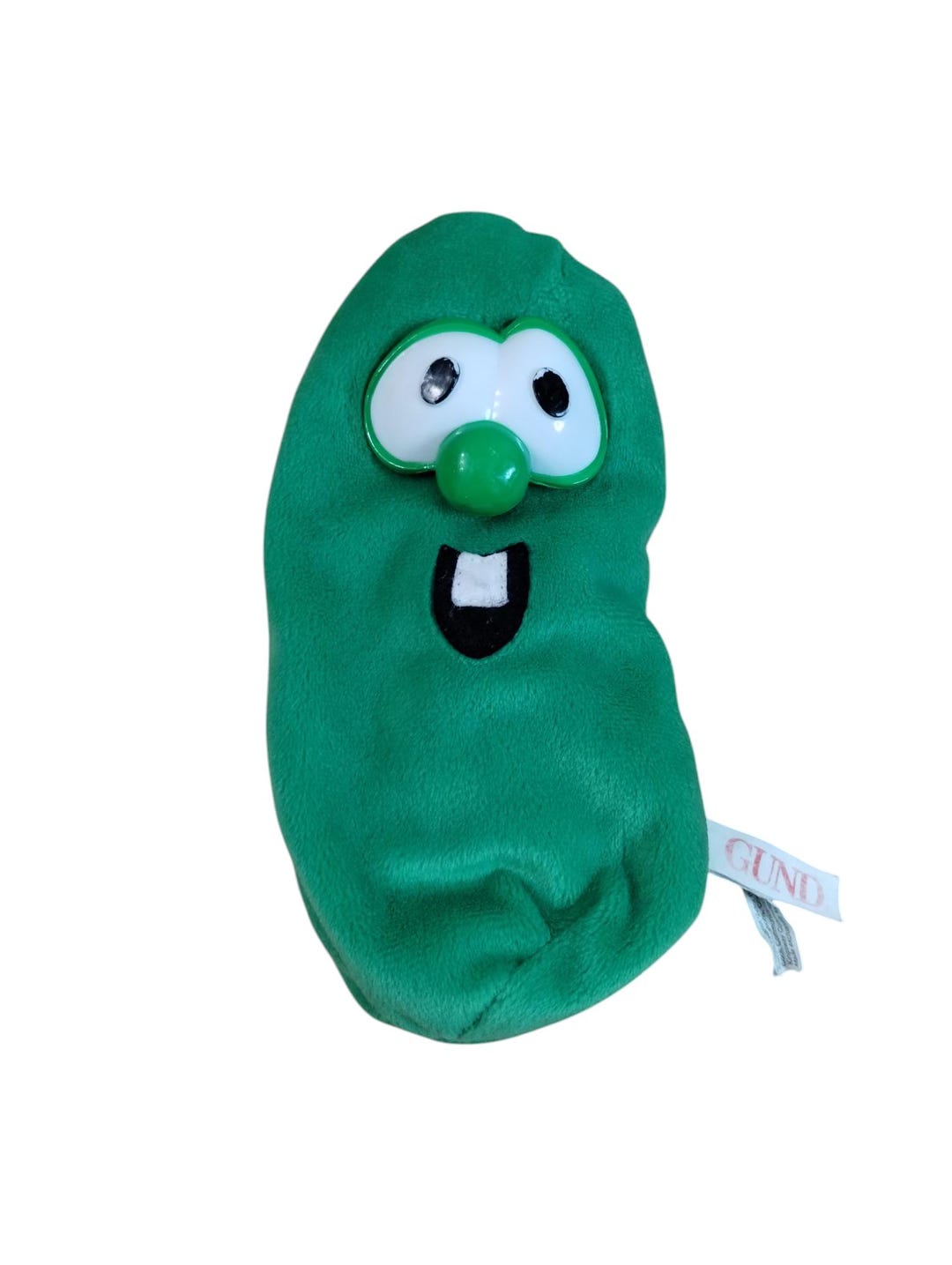 8” GUND Big Idea Stuffed LARRY the CUCUMBER Plush Veggie Tales Bean Bag ...