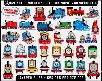 Thomas the Tank Engine Svg - Etsy Australia
