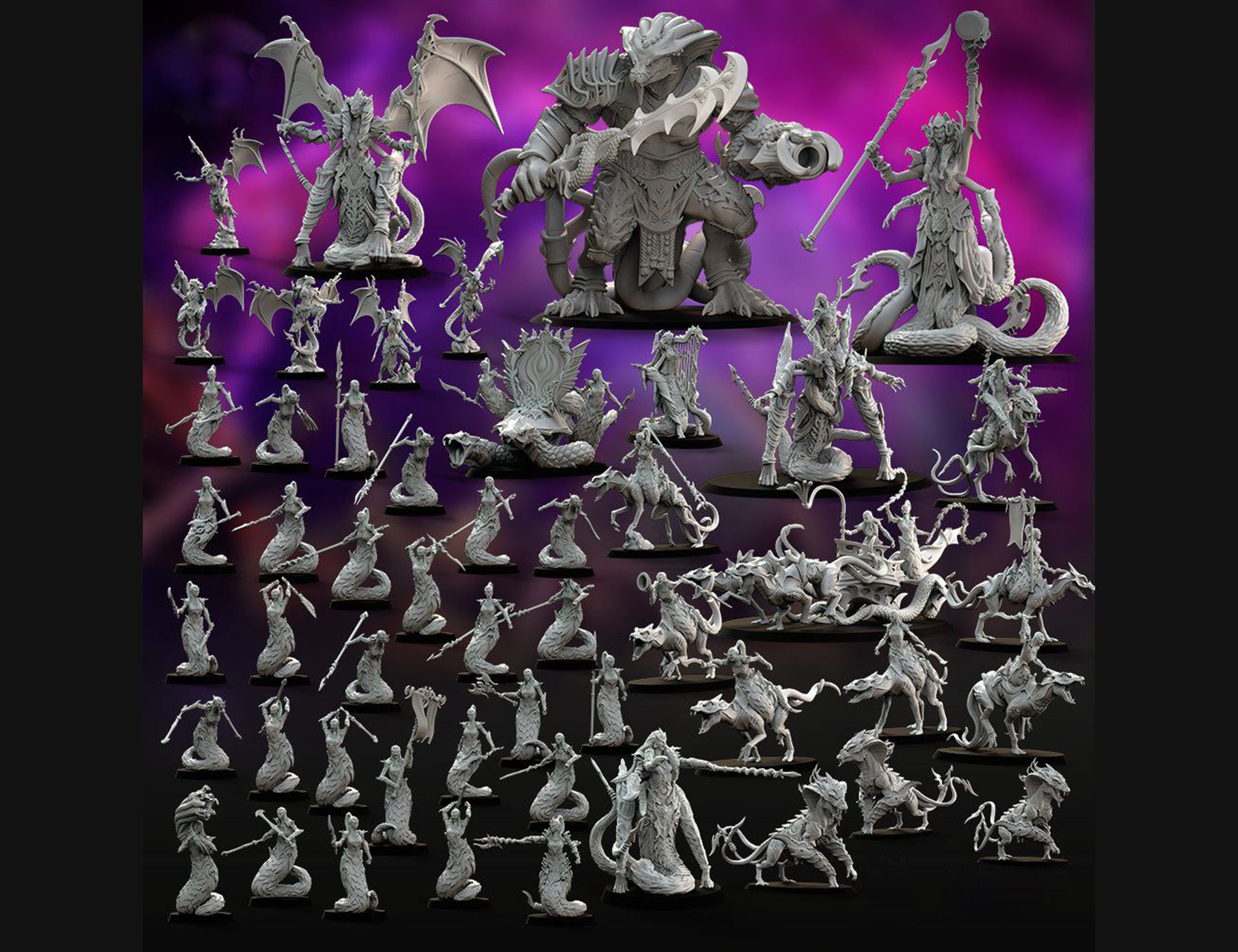 3D STL Lust Miniatures Pack 3d Stl Pack Stl Miniatures Stl Pack Stl - Etsy