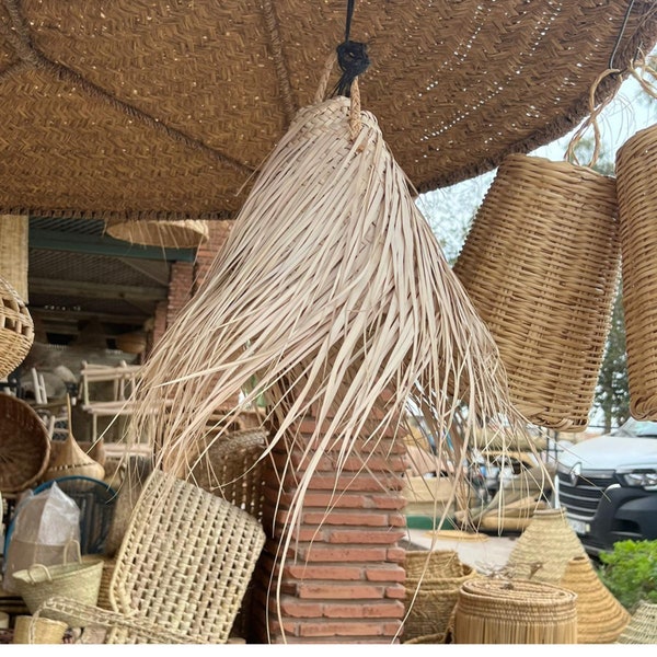 Raffia Lamp Shade - Etsy