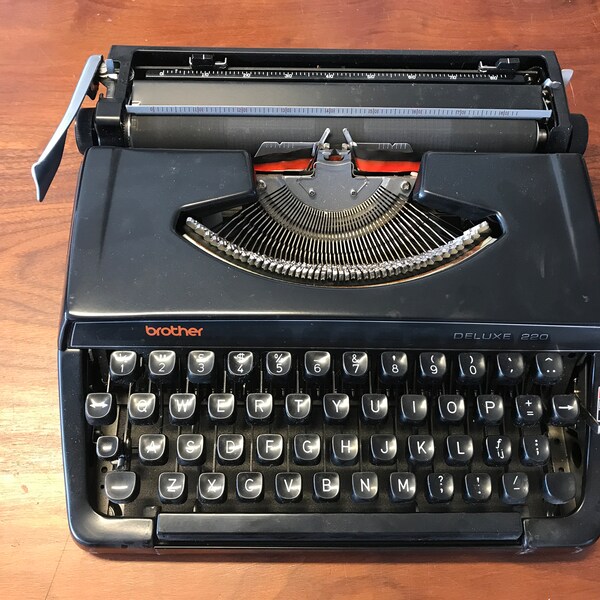 Black Typewriter - Etsy
