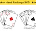 Playing Cards Svg, Aces Svg, Poker Cards Svg, Poker Hand Rankings Royal ...
