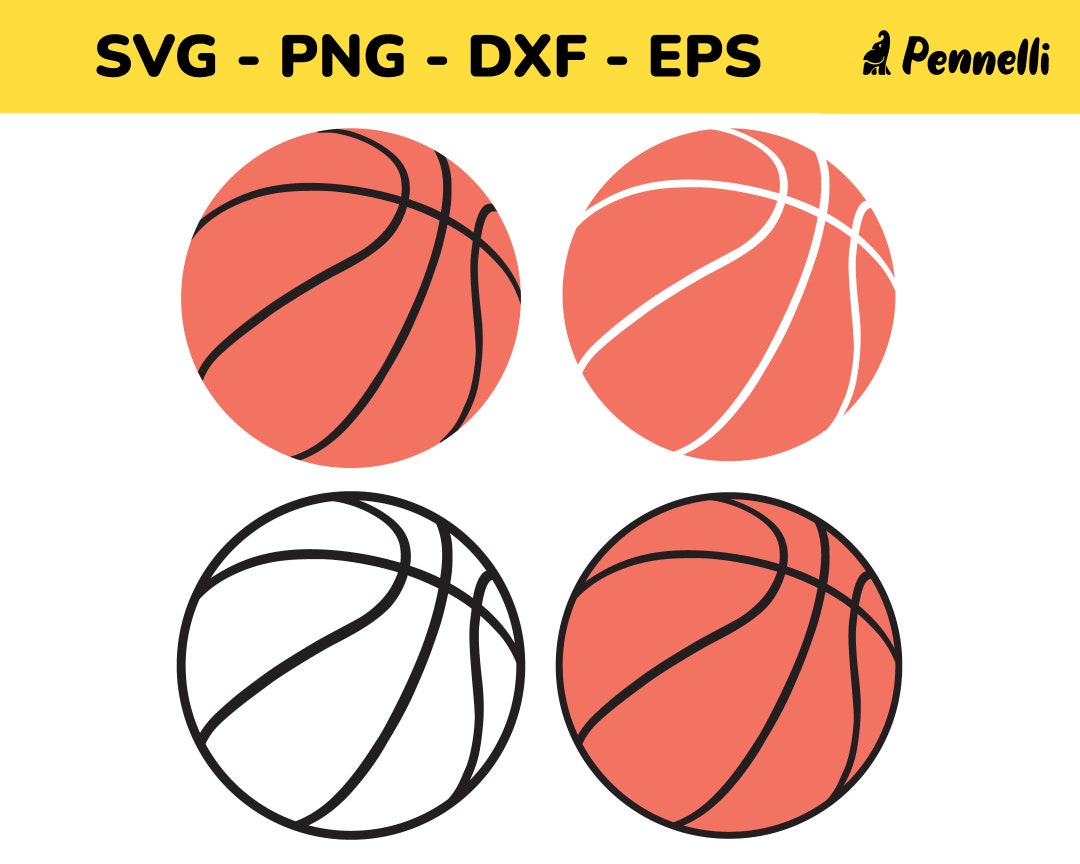 Basketball SVG, High Quality Basketball Cut File for Cricut, Silhouette ...