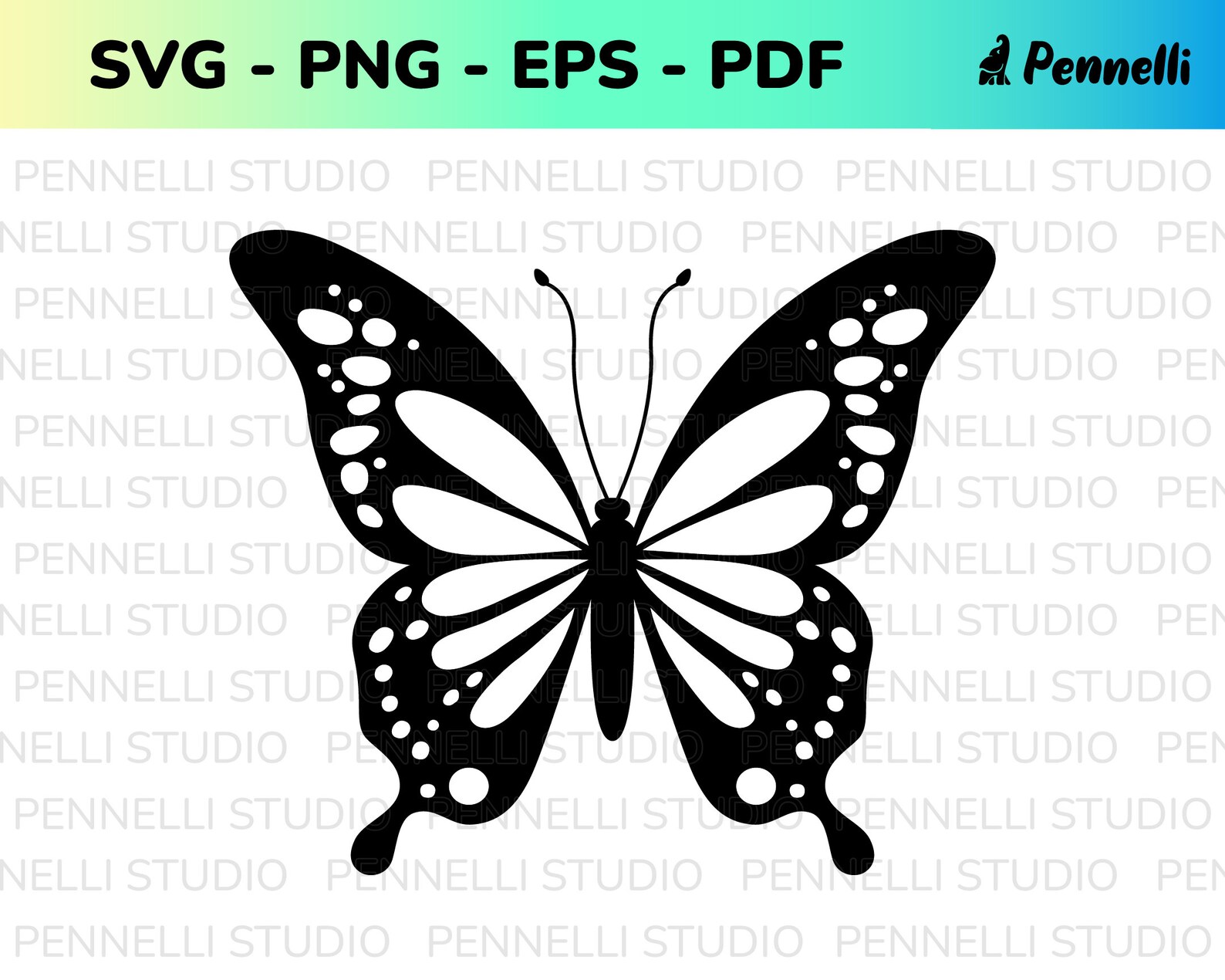 Butterfly SVG, Layered Butterfly SVG, Butterfly Silhouette, DIY ...