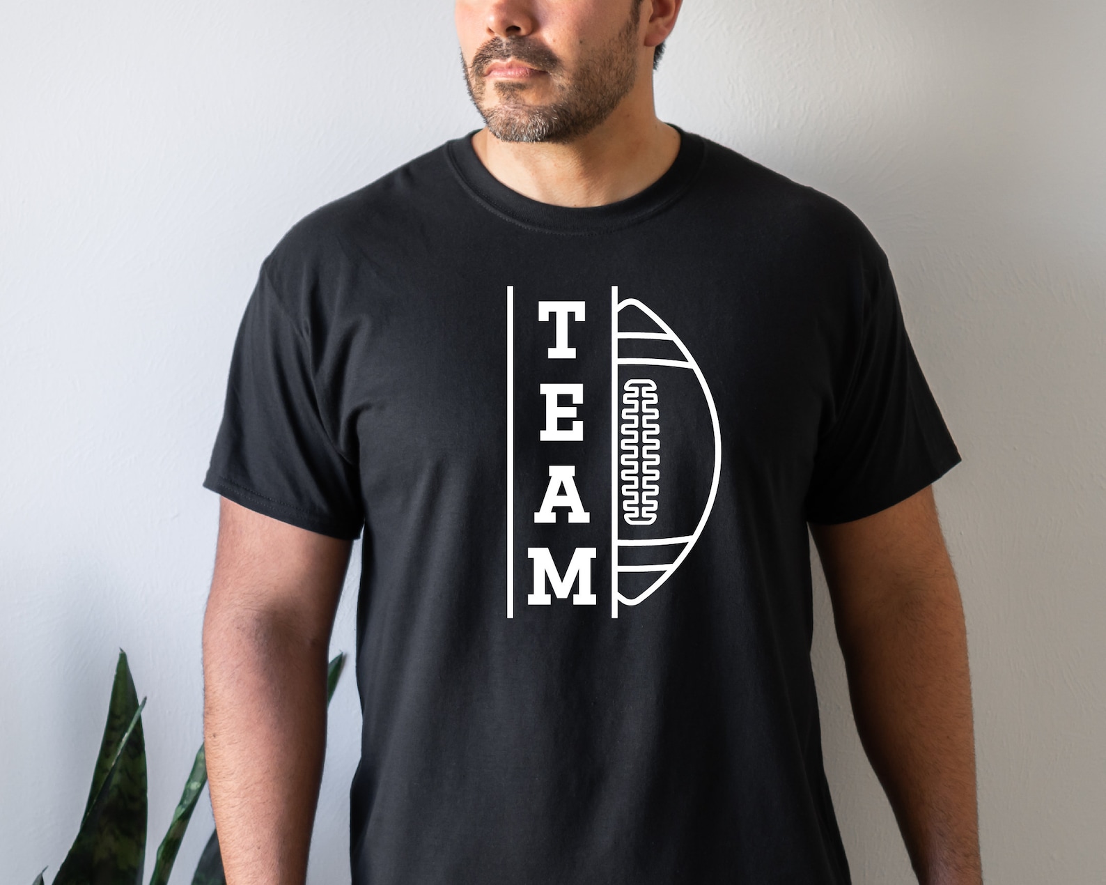 Football SVG, Football Team SVG, Football Monogram SVG, Split Monogram ...