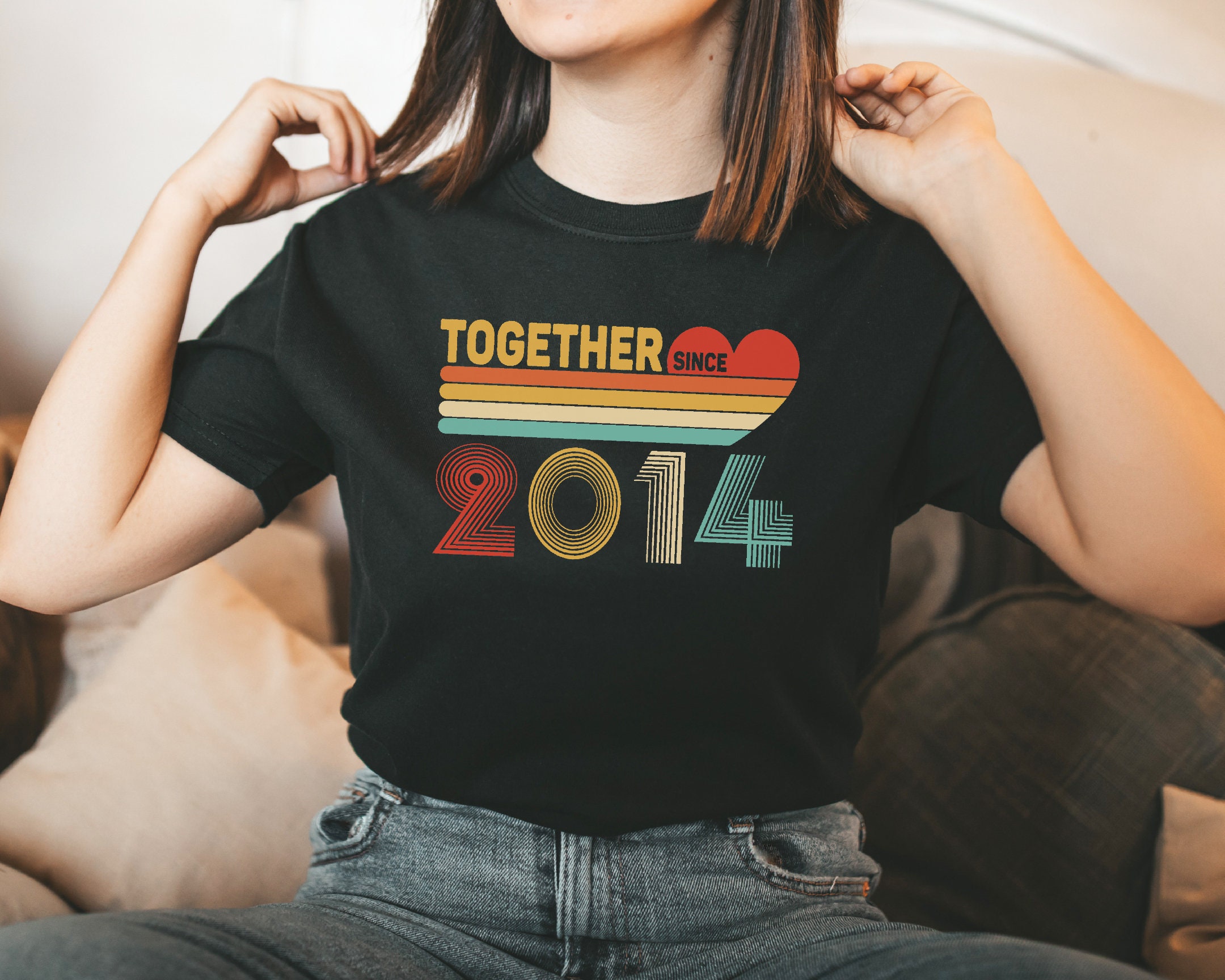Together Since SVG, Matching Couples Anniversary, Valentines Day Svg ...