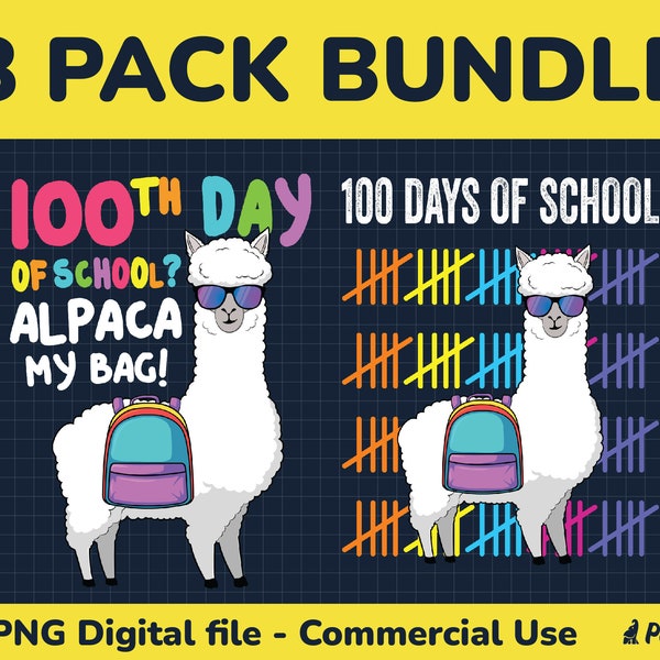 100th Days of School With Llama Svg - Etsy