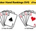 Playing Cards Svg, Aces Svg, Poker Cards Svg, Poker Hand Rankings Royal ...