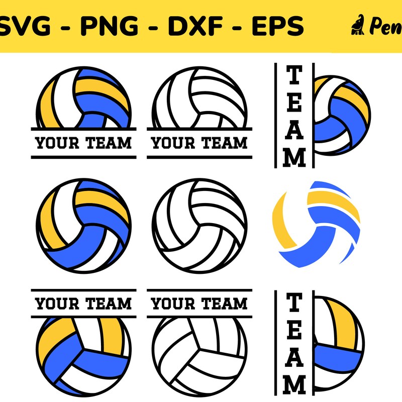 Volleyball Monogram - Etsy