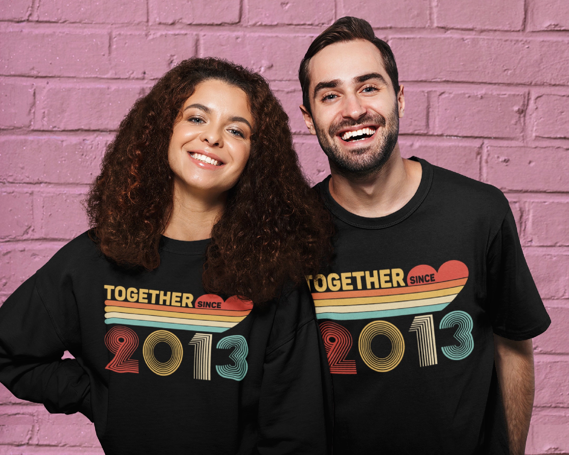 Together Since SVG, Matching Couples Anniversary, Valentines Day Svg ...