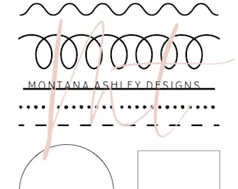 Rainbow Piping Practice Sheet XL DIGITAL DOWNLOAD - Etsy