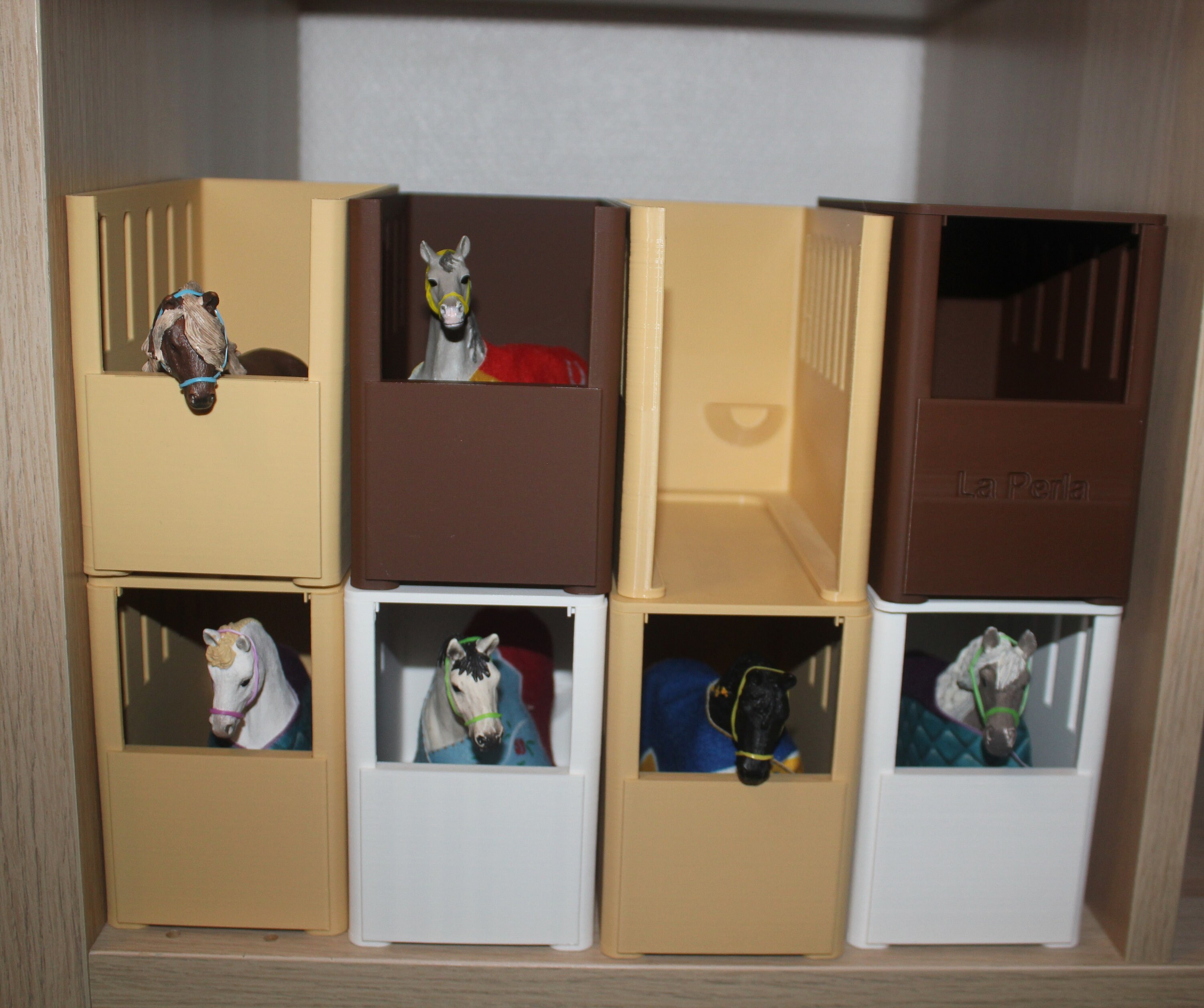 BEIGE Horse Box for E.g. Schleich Horse Farm Accessories - Etsy
