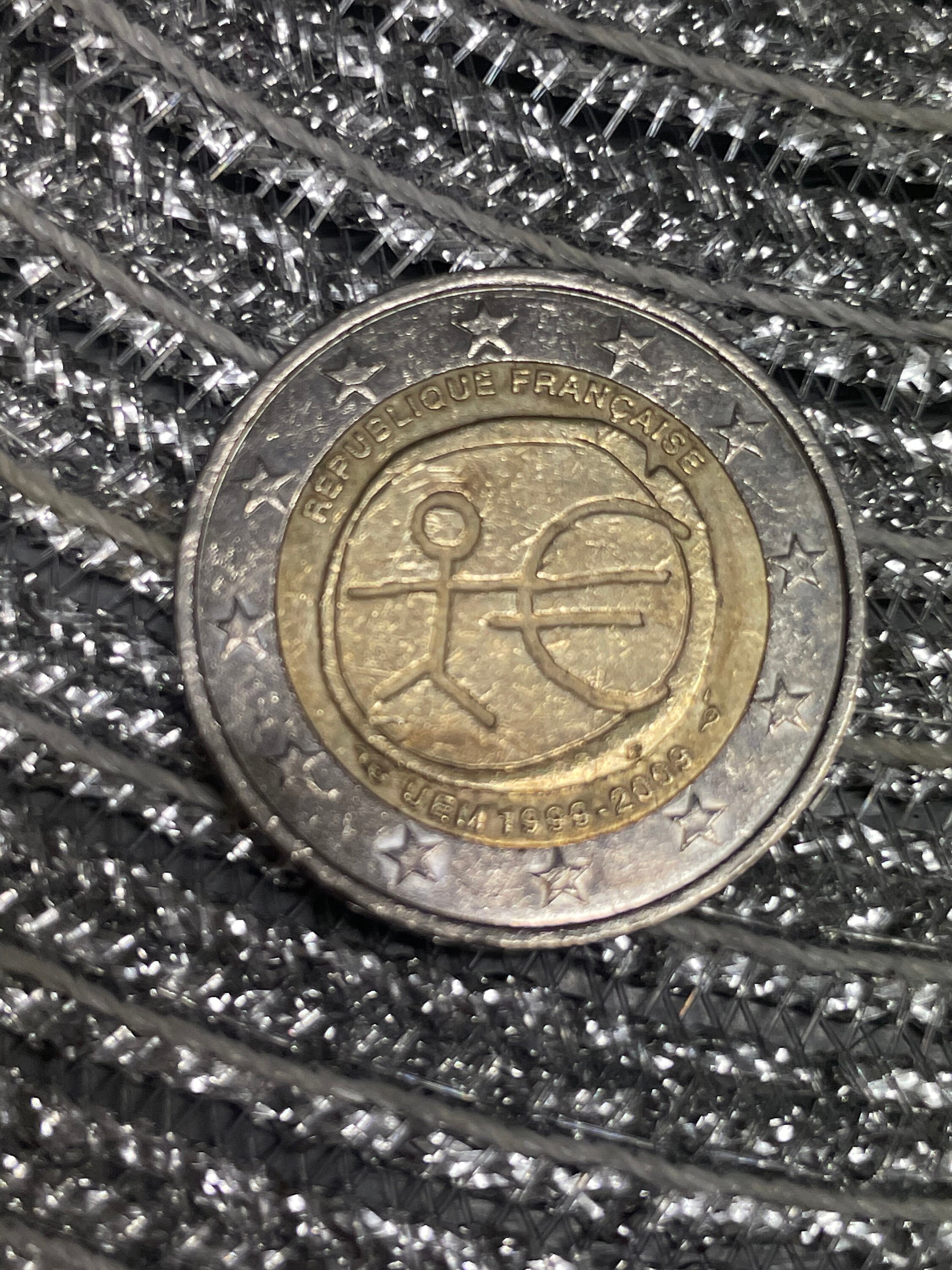 Commemorative French Stick Man 2 Euro Coin - Etsy UK