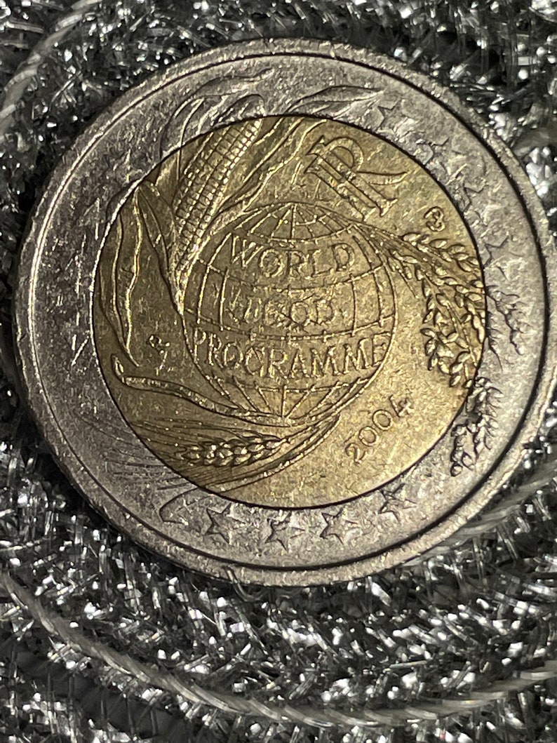Rare 2 Euro Coin World Food Programme - Etsy UK