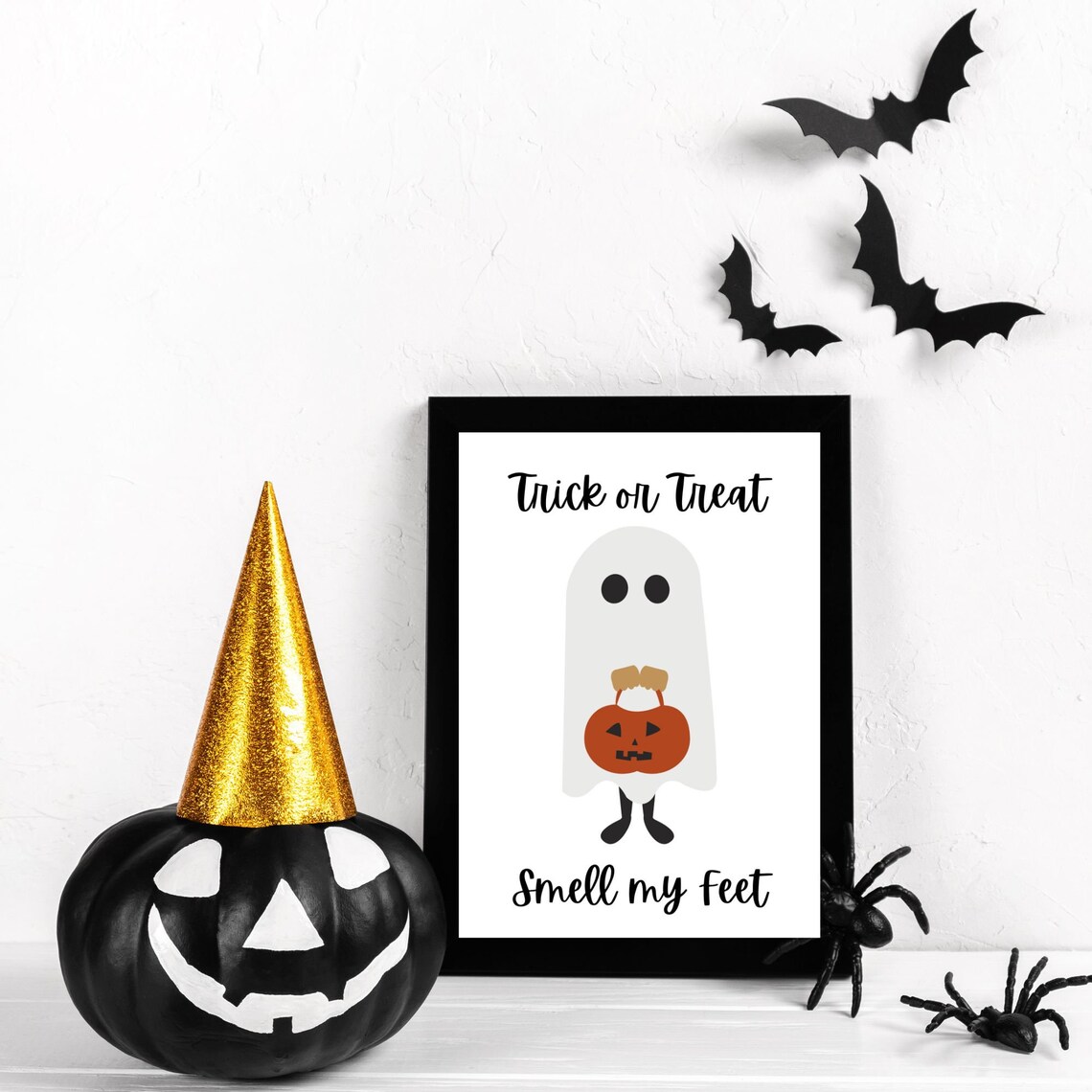Halloween Printable for Instant Download "trick or Treat, Smell My Feet ...