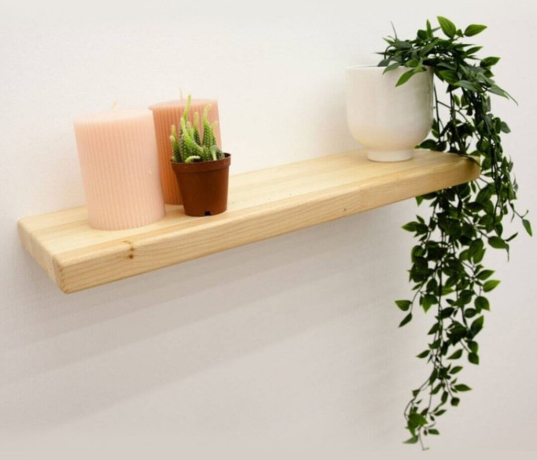 Modern Wood Floating Shelf for Kitchen,wall Shelf Custom,wall Shelf ...