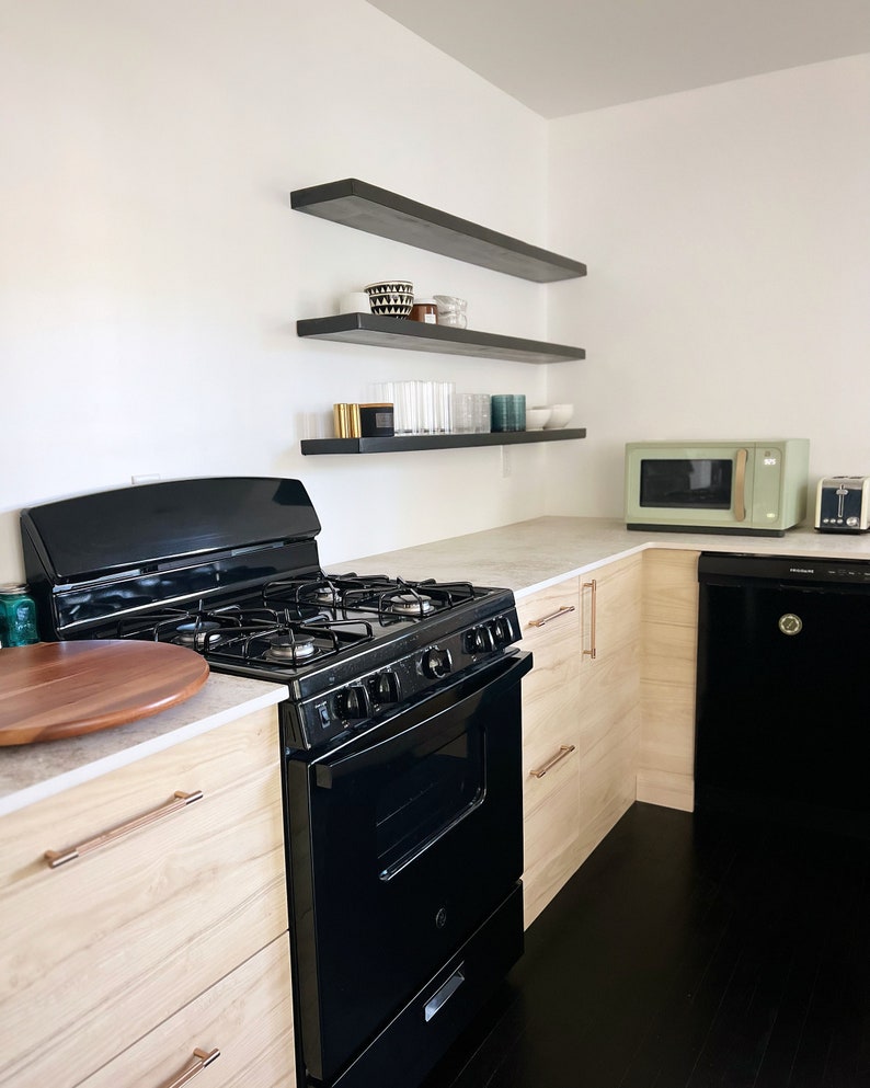 Modern Wood Floating Shelf for Kitchen and - Etsy
