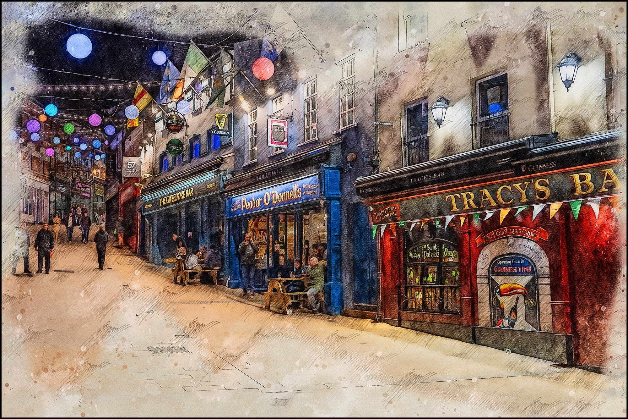 Tracy's Bar Street Scene , Londonderry Northern Ireland, Derry, Pub ...