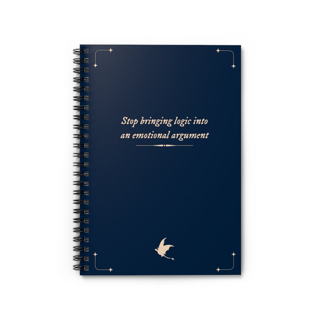 Iron Flame Quote Notebook Fourth Wing Dragons - Etsy