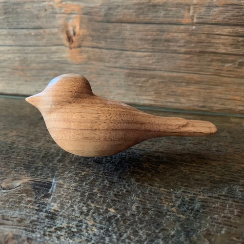 Comfort Bird Hand Carved From Recycled Wood - Etsy