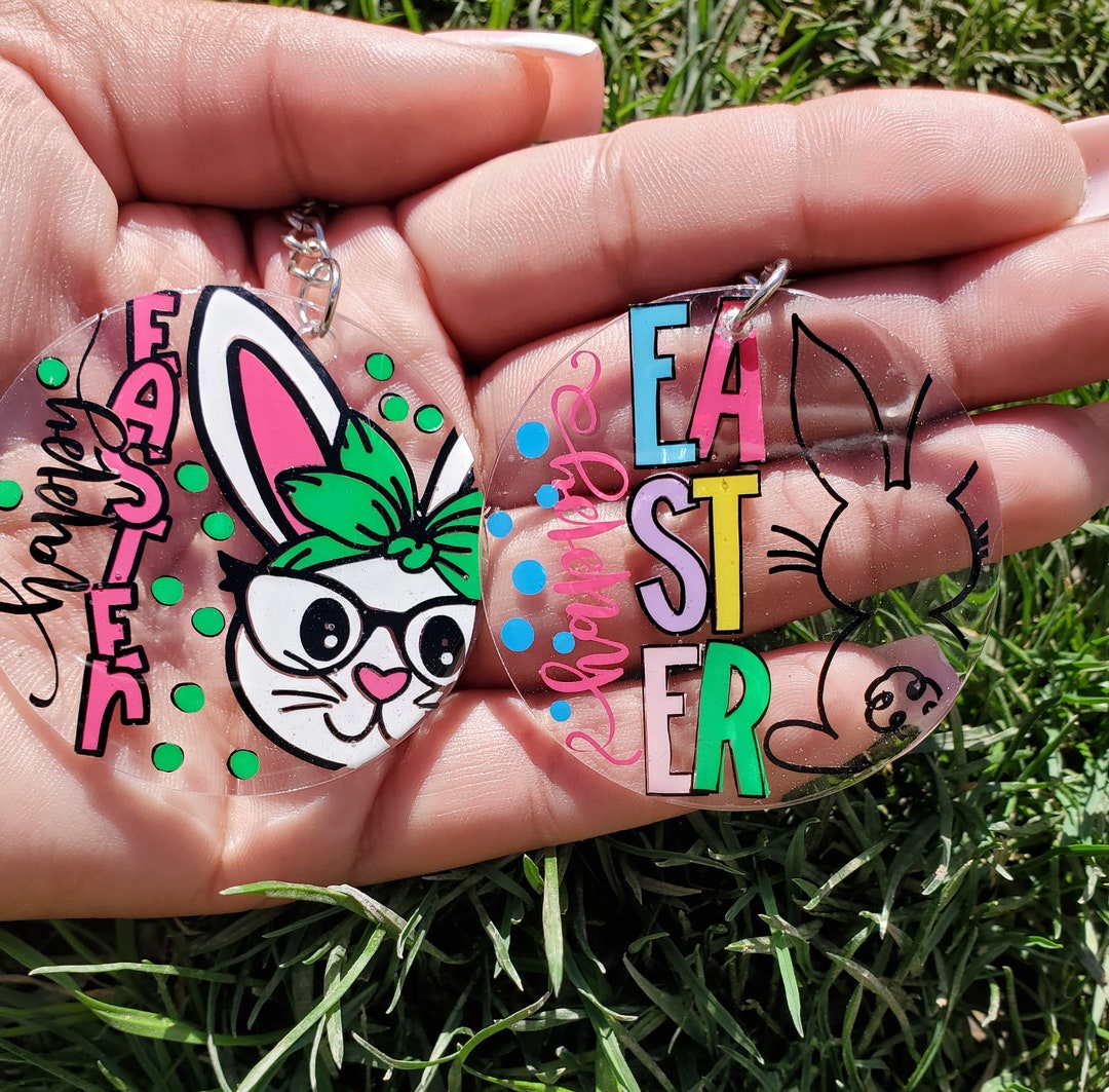 Easter Keychains - Etsy